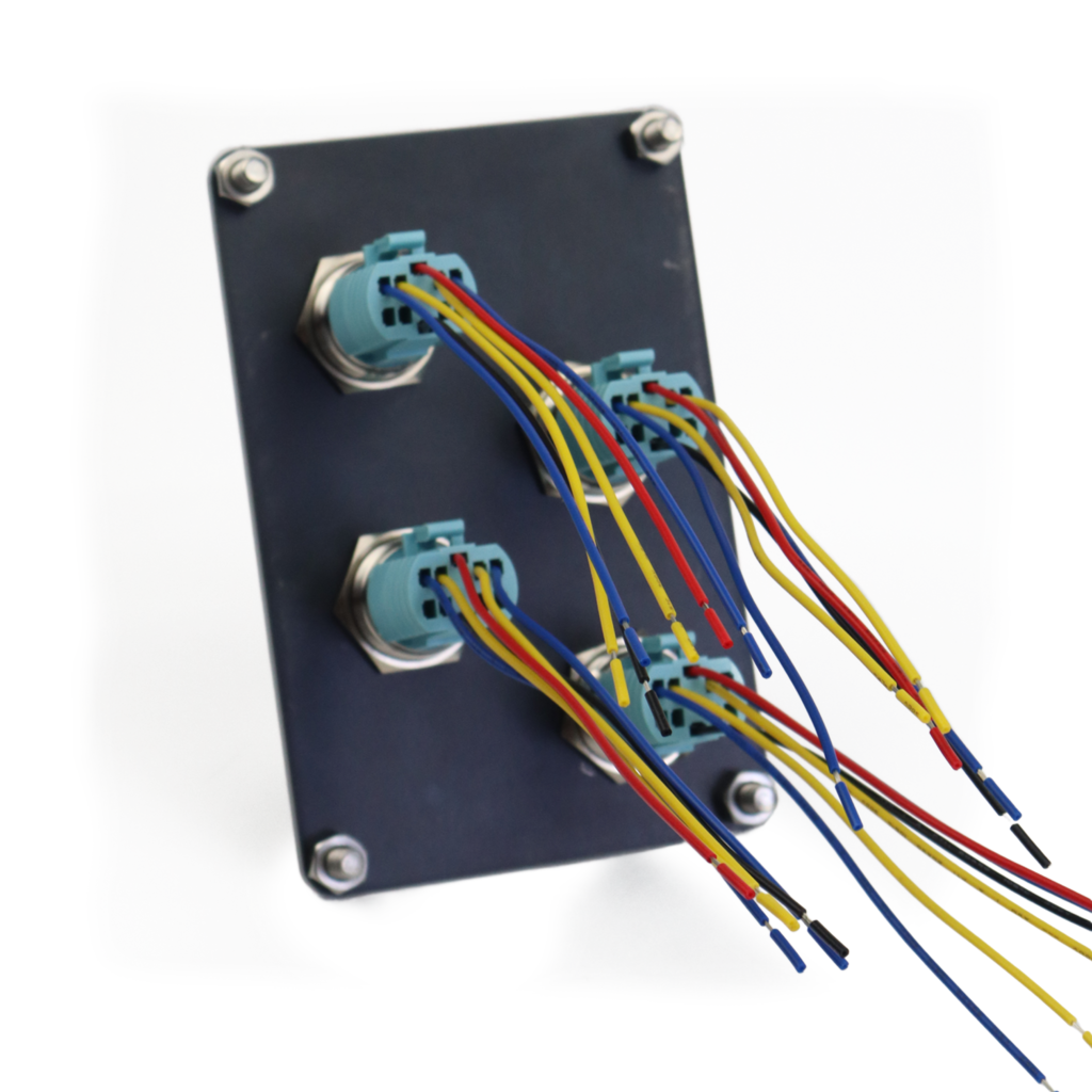 Minijet 4 Position Billet Machined Vertical Switch Panel - Minijet Inc.