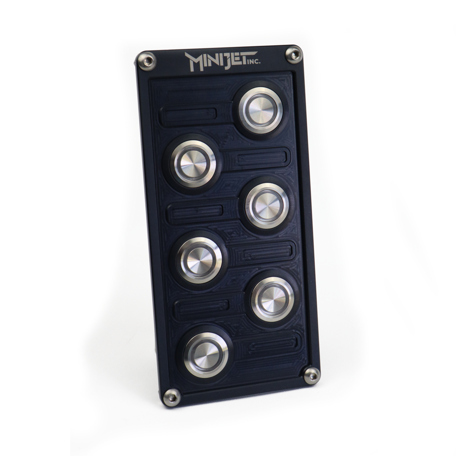 Minijet 6 Position Billet Machined Vertical Switch Panel - Minijet Inc.